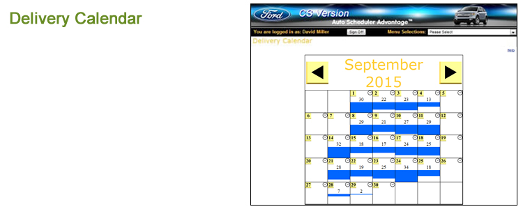 Delivery Schedule